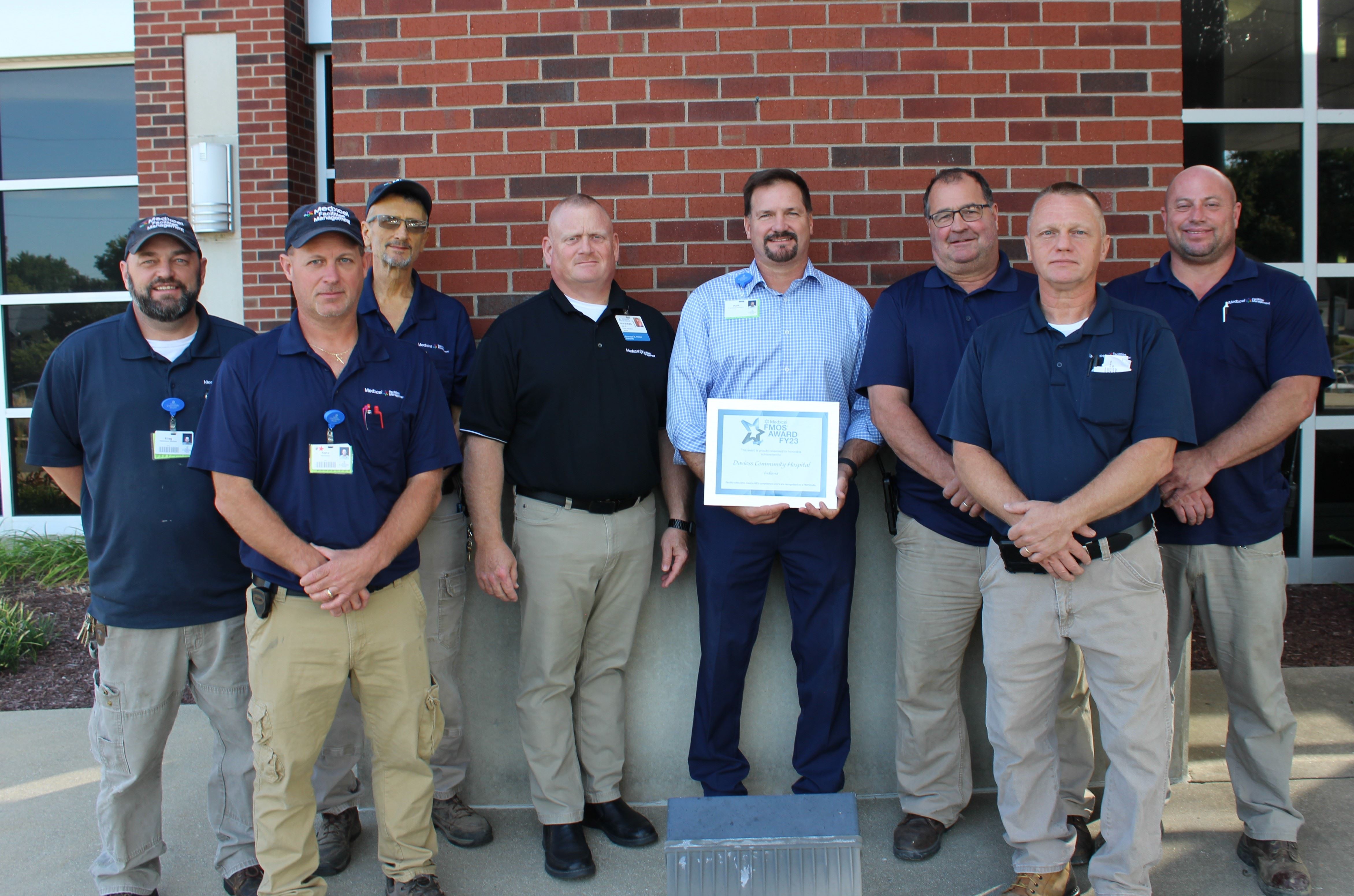 The Medxcel facilities management team at Daviess Community Hospital