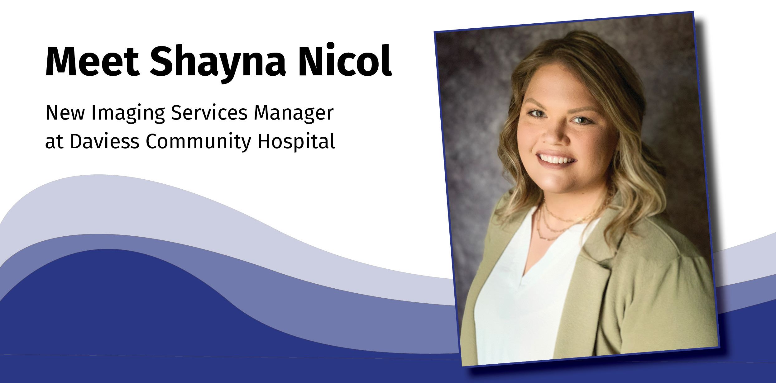 New Imaging & Radiology Manager Joins DCH