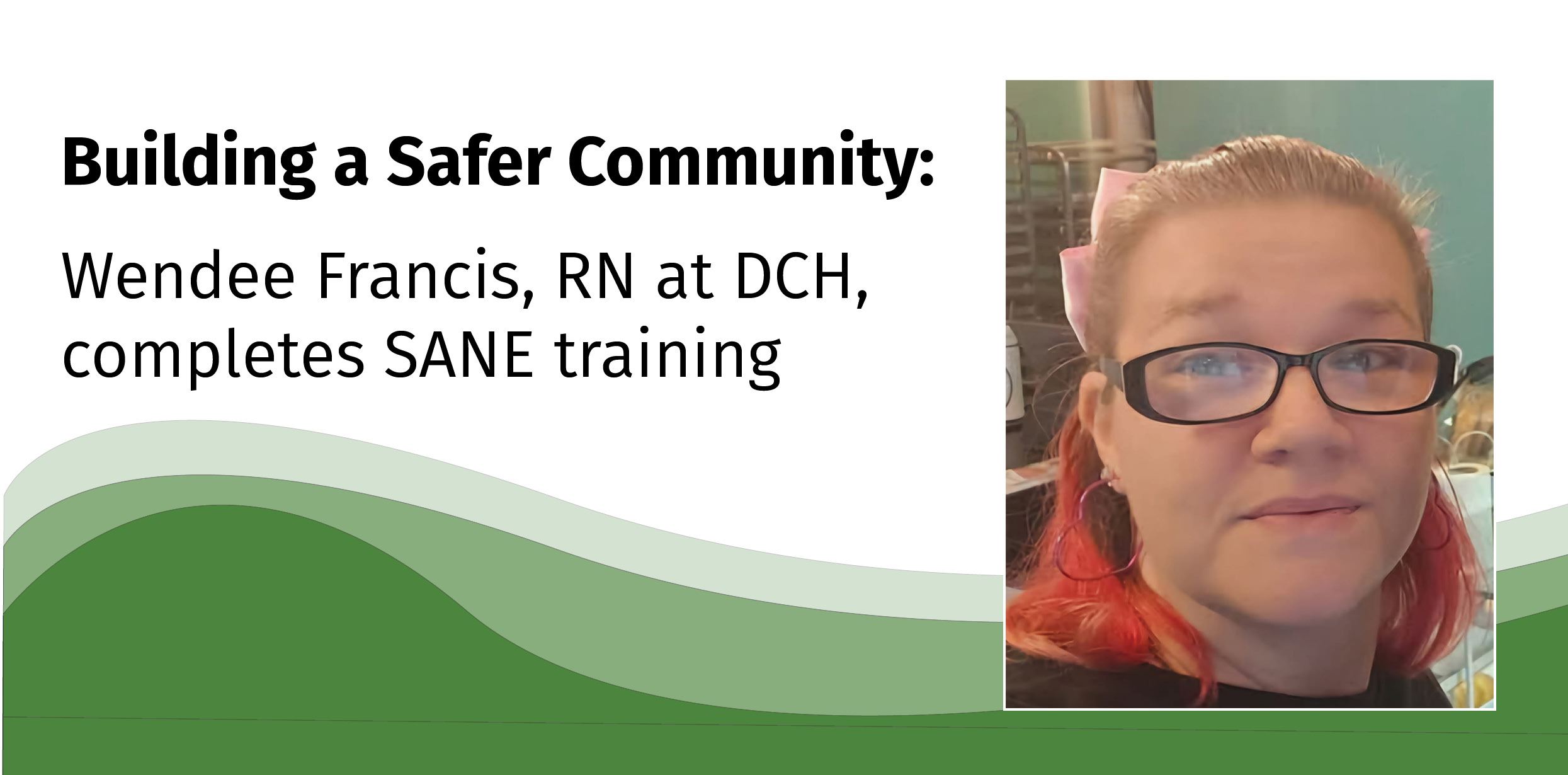 Wendee Francis, RN, Completes SANE Training | Daviess Community Hospital